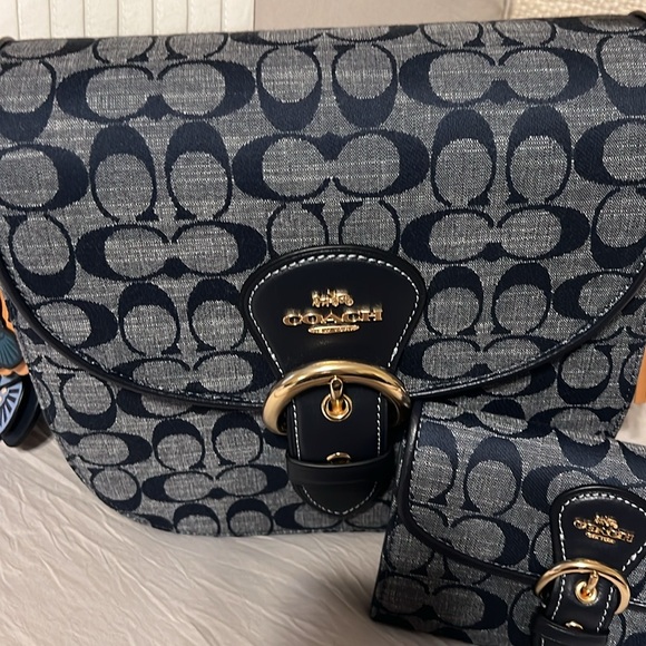 Coach | Bags | Coach Denim Shoulder Bag And Cross Body Bag | Poshmark